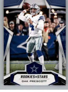 2019 rookies and stars football #73 dak prescott dallas cowboys official panini nfl trading card