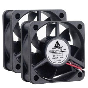 gdstime 2 pack 50mm x 50mm x 20mm 12v dc brushless cooling fan