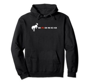 ford bronco r logo pullover hoodie