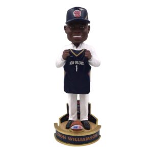 zion williamson new orleans pelicans duke blue devils 2019 nba draft bobblehead