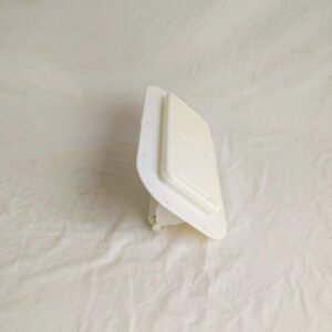 White Plastic Low Profile Roof Vent Air Flow Roof Vent Horse Toy Hauler Trailer RV NO gasket