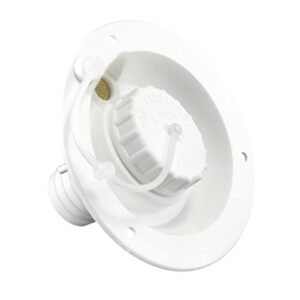 THETFORD|B&B Molders RV Replacement Parts and Accessories Camper Gravity Water Inlet Fill Dish Polar White PN 94247