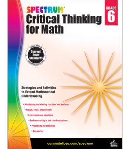 spectrum | critical thinking for math workbook | grade 6, printable