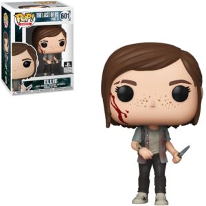 funko pop! games: the last of us part ii - ellie, multicolor, 3.75 inches