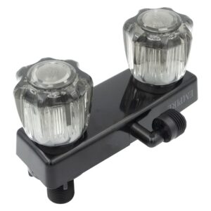 thetford rv camper exterior outdoor shower hot/cold water mixer knobs black pn 94204