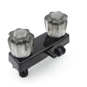 THETFORD RV Camper Exterior Outdoor Shower Hot/Cold Water Mixer Knobs Black PN 94204