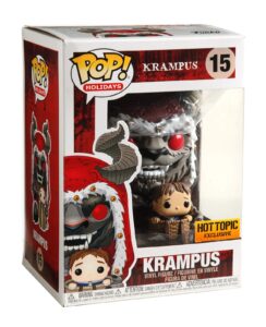 funko pop! holidays krampus with child vinyl figure 15 hot topic exclusive