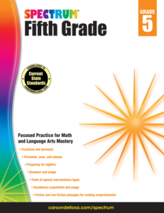 spectrum | grade-specific workbook | grade 5, printable