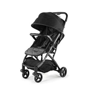 summer infant 3dpac cs compact stroller, black – car seat adaptable baby lightweight stroller with convenient one-hand fold, reclining seat and extra-large canopy