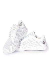 rebel athletic revolt white cheer shoe, white, 12 big kid