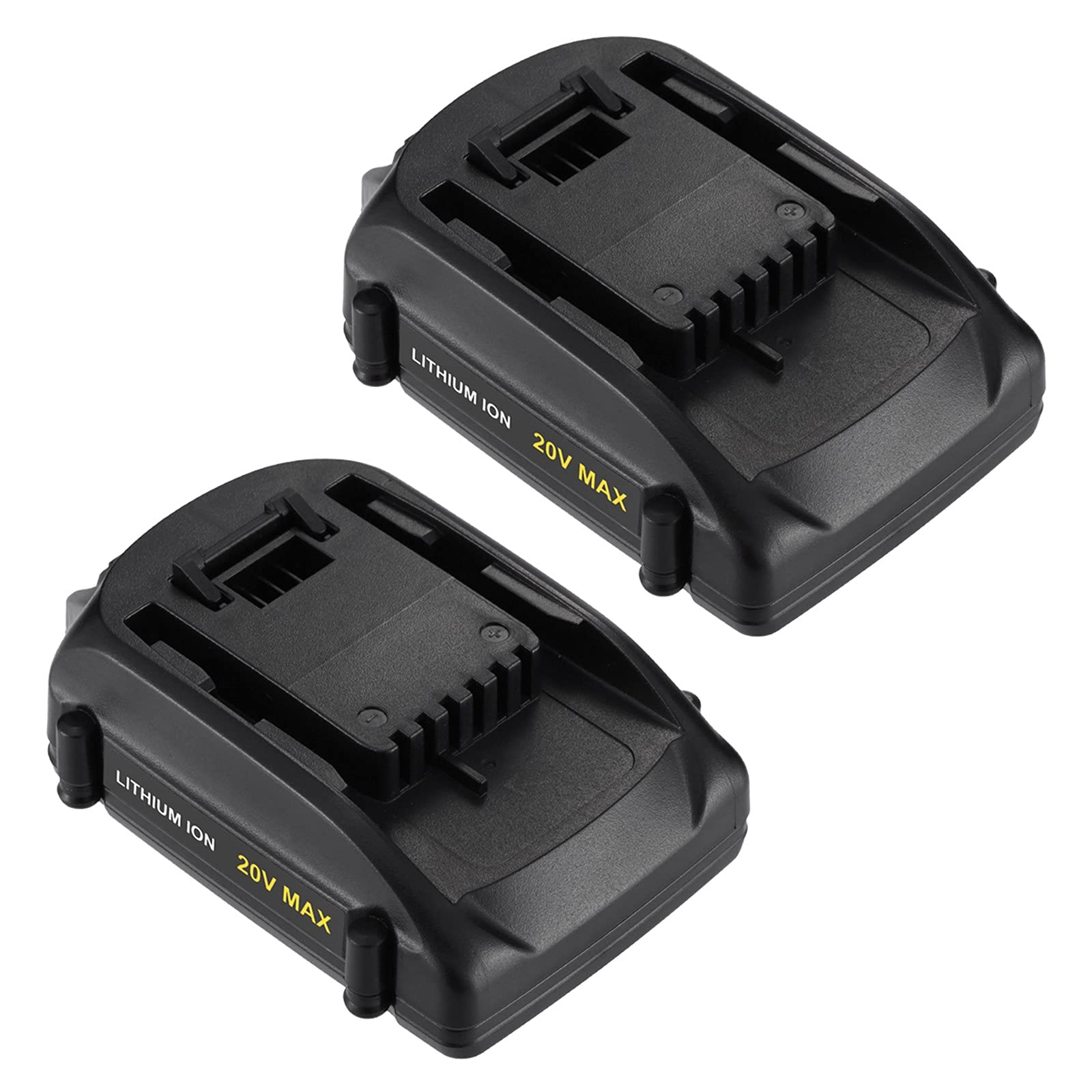 BABAKA 2-Pack 3000mAh 20V Battery Replacement for Worx WA3520 WA3525 Battery for Worx WG151s, WG155s, WG251s, WG255s, WG540s, WG545s, WG890, WG891 Cordless Tools Battery