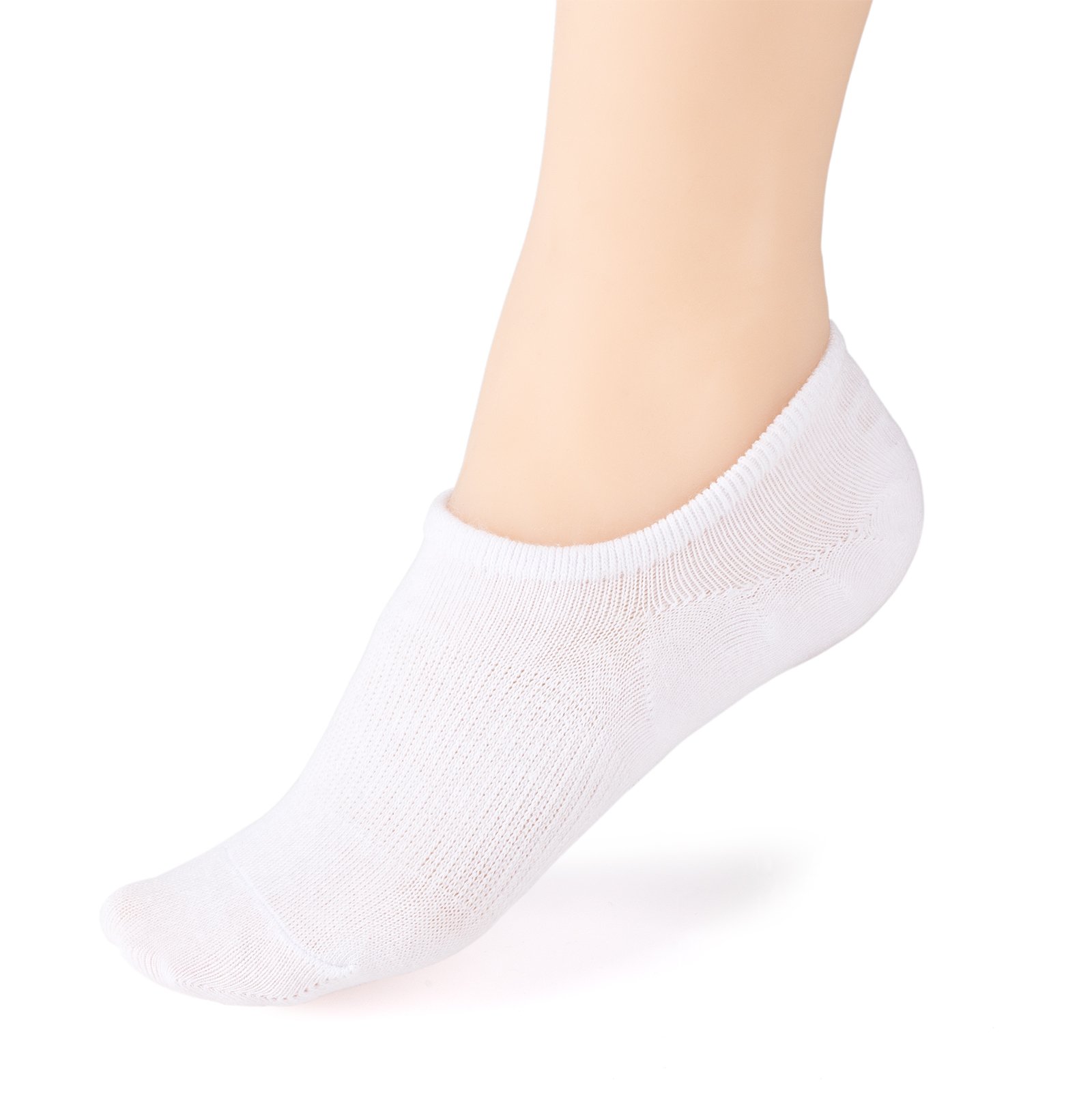 IDEGG No Show Socks Women and Men 12 Pairs Casual Low Cut Anti-slid Athletic Socks with Non Slip (as1, numeric, numeric_5, numeric_9, regular, regular, 12 White)