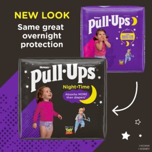 Pull-Ups Girls' Nighttime Potty Training Pants Training Underwear, 2T-3T, 21 Ct