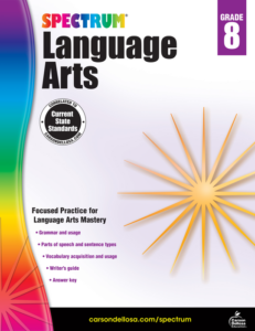 spectrum | language arts workbook | grade 8, printable