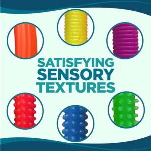 Fidget Toys and Textured Sensory Toys by BUNMO - Textured Stretchy Strings Fidget Toy. Bumpy Fidget Toys for Adults and Kids Make Perfect Anxiety Toys, Autism Sensory Toys, and Stress Toys