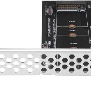 MZHOU NVME M.2 SSD M-Key to PCI-e 3.0 x1 Host Controller Expansion Card,Supports M2 NGFF PCI-e 3.0, 2.0 or 1.0, NVME or AHC 2280, 2260, 2242, 2230 Solid State Drives with Low Profile Bracket