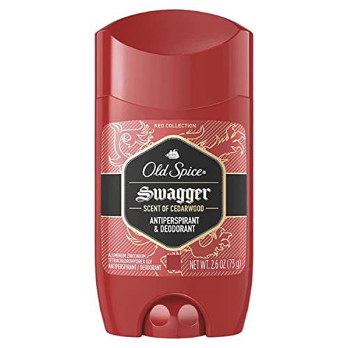 Old Spice Red Zone Anti-Perspirant Deodorant Invisible Solid Swagger 2.60 oz (Pack of 2)