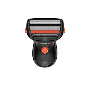 conairman cnrshv22r wet/dry travel shaver, black