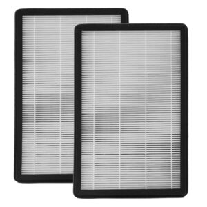 Replacement HEPA A2 Size Filter, Compatible with Filtrete Room Air Purifier Devices FAP-C02-A2, FAP-C03-A2, FAP-T03-A2, Part #1150101, 2 Pack