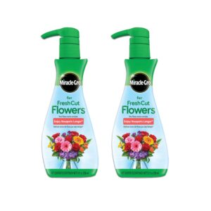 miracle-gro for fresh cut flowers, 8 oz., for all bouquets and cut flowers, 2-pack