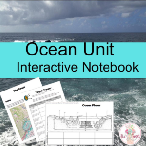 south carolina science interactive notebook: oceans unit