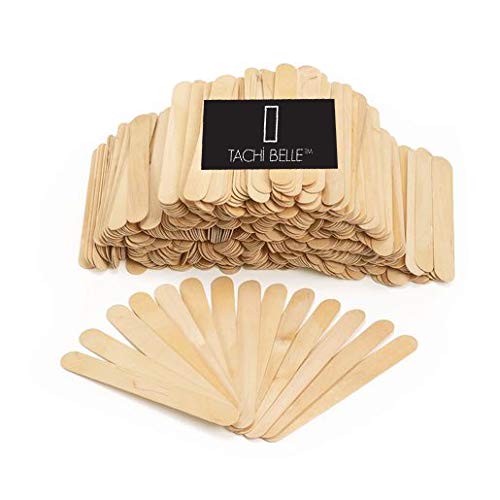 Tachibelle 500 Piece Jumbo Craft Sticks, Premium Wood for Building, Mixing, and Creating Craft Projects