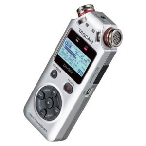 Tascam DR-05X Stereo Handheld Digital-Audio Recorder and USB Audio Interface, Silver