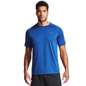 under armour men's tech 2.0 novelty short-sleeve t-shirt , royal (400)/black , x-large tall