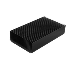 aluminum large heatsink 4.72''x2.72''x1.06'' inch /120x69x27mm heat sink cooling black oxide radiator 22 fin for computer led power