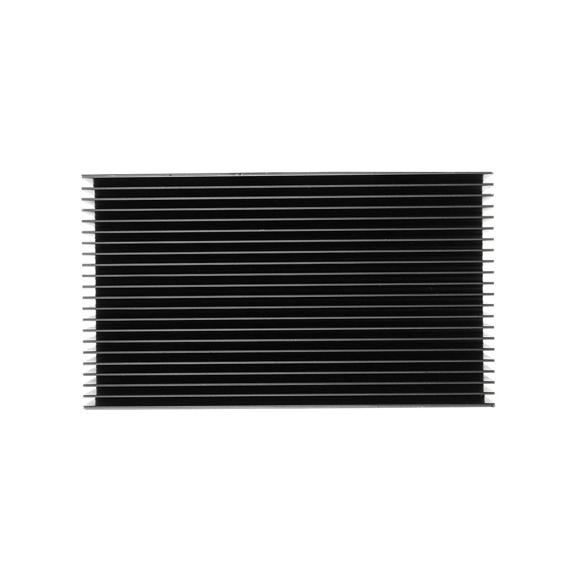 Aluminum Large Heatsink 4.72''x2.72''x1.06'' inch /120x69x27mm Heat Sink Cooling Black Oxide Radiator 22 Fin for Computer LED Power