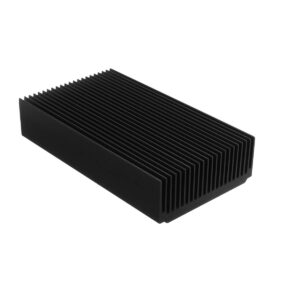 Aluminum Large Heatsink 4.72''x2.72''x1.06'' inch /120x69x27mm Heat Sink Cooling Black Oxide Radiator 22 Fin for Computer LED Power