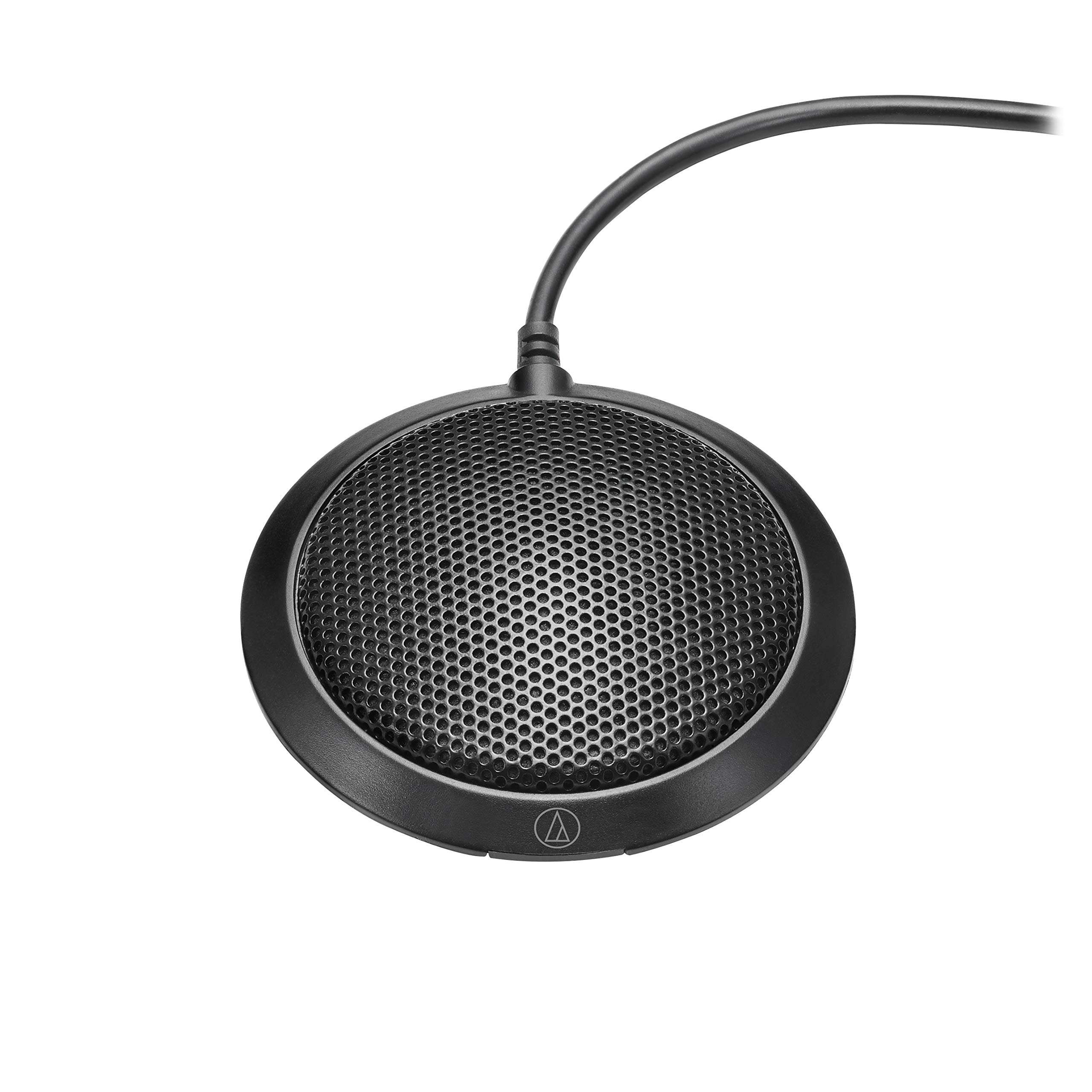 Audio-Technica ATR4697-USB Omnidirectional Condenser Boundary Microphone,Black