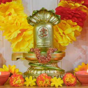 Hindu God Shiva Lingam Statue - India Home Temple Mandir Murti Lord Idol Indian Temple Pooja Item Puja Religious Sculpture Diwali Gifts