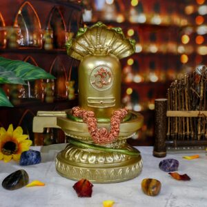 Hindu God Shiva Lingam Statue - India Home Temple Mandir Murti Lord Idol Indian Temple Pooja Item Puja Religious Sculpture Diwali Gifts