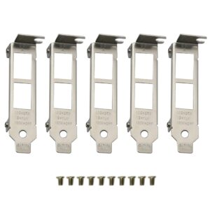 bestparts 5pcs generic low profile brackets for intel x540-t2 x550-t2 with screws