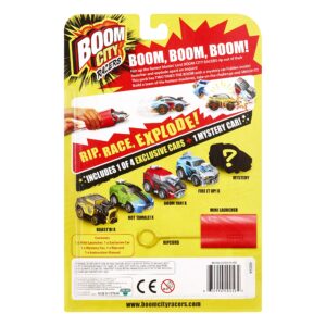 Boom City Racers - 2 Pack - Exclusive Car Boom Yah! X and A Surprise Mystery Car, Muticolor (40057)