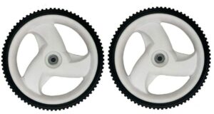 new two(2) toro 22" recycler plastic rear wheel 12" 105-1816 20012 20016 20019