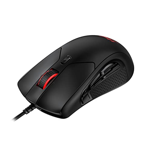 HyperX Pulsefire Raid – Gaming Mouse, 11 Programmable Buttons, RGB, Ergonomic Design, Comfortable Side Grips, Software-Controlled Customization,Black