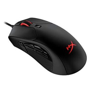 HyperX Pulsefire Raid – Gaming Mouse, 11 Programmable Buttons, RGB, Ergonomic Design, Comfortable Side Grips, Software-Controlled Customization,Black