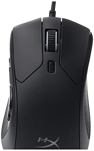 HyperX Pulsefire Raid – Gaming Mouse, 11 Programmable Buttons, RGB, Ergonomic Design, Comfortable Side Grips, Software-Controlled Customization,Black