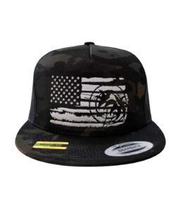 niceride baseball cap – strong faded snapback mesh back trucker hat 6006 (camo)