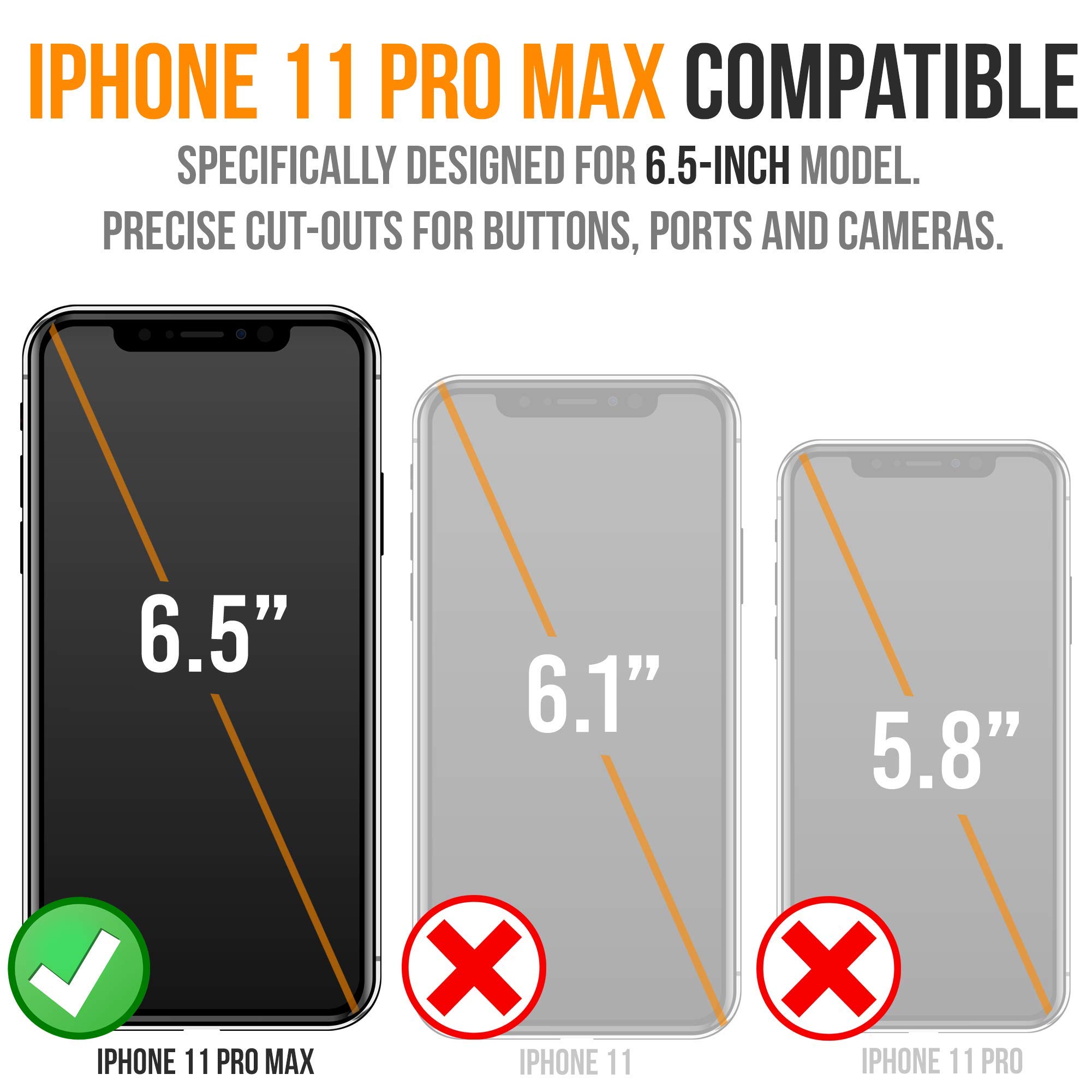 Alpatronix Battery Case for iPhone 11 Pro Max and iPhone Xs Max (6.5 inch), Slim Portable Protective Extended Charger with Wireless Charging Compatible with Lightning Audio - BX11 Pro Max