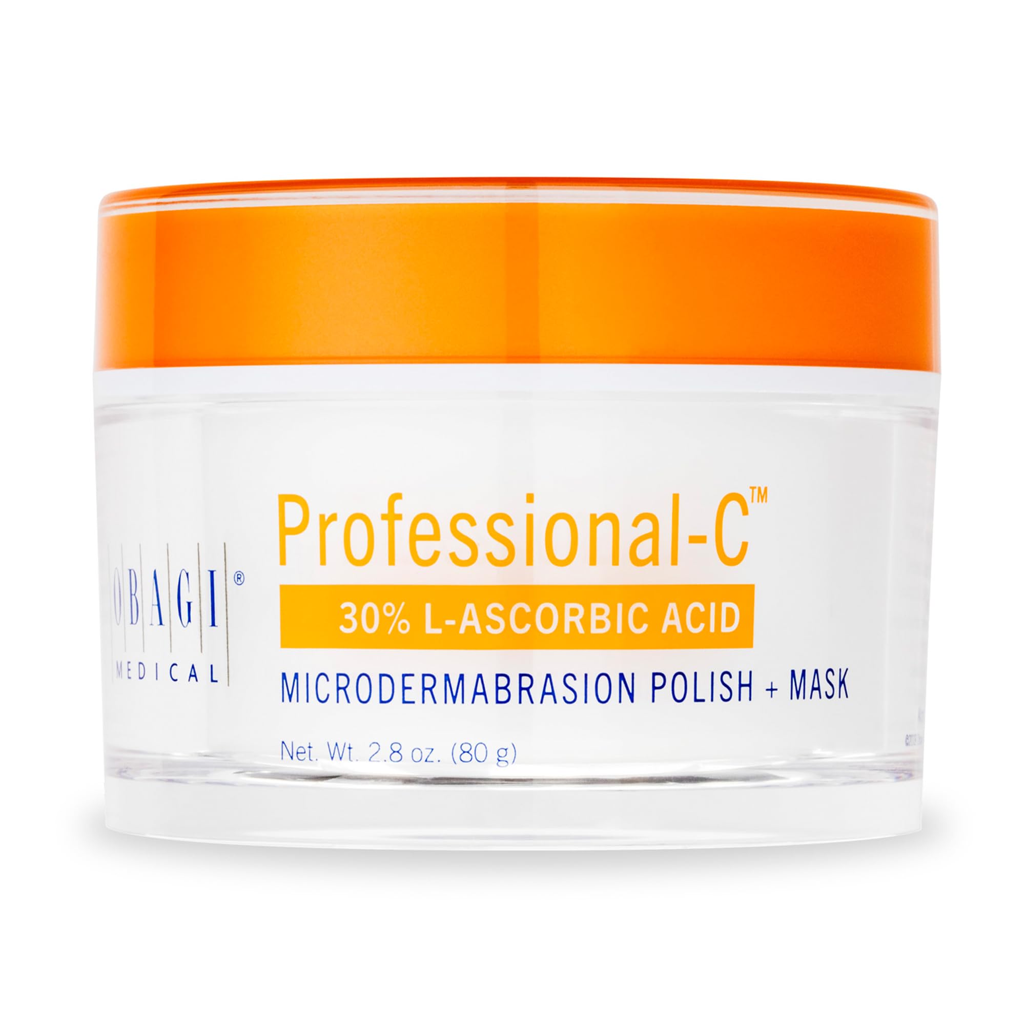 Obagi Professional-C Microdermabrasion Polish + Mask – Dual Action Vitamin C Face Mask that Exfoliates & Promotes Healthy Looking Skin – 2.8 oz