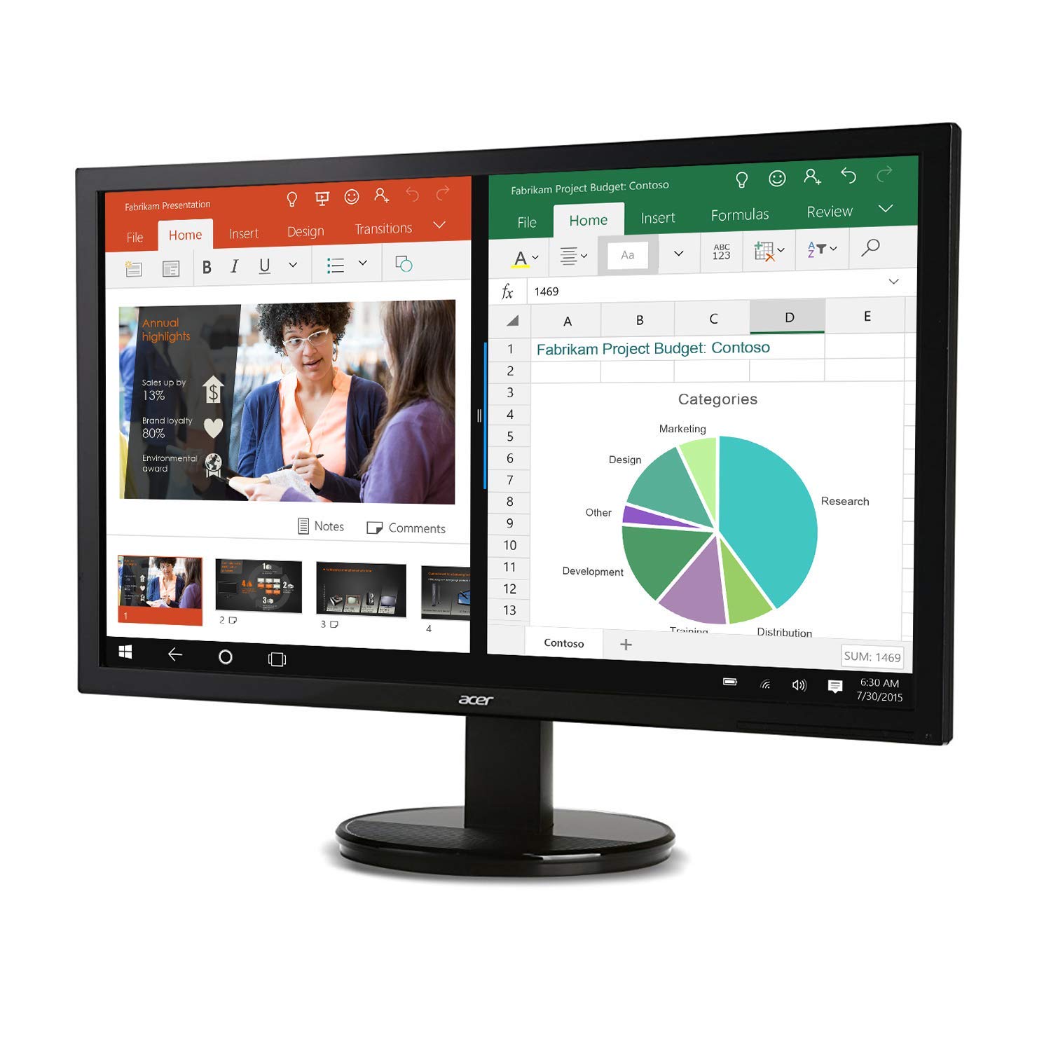 acer K2 19.5" Monitor Display HD 1366 x 768 5 ms (Renewed)