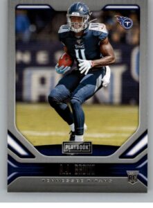 2019 playbook football #114 a.j. brown tennessee titans rc rookie card official nfl trading card from panini america