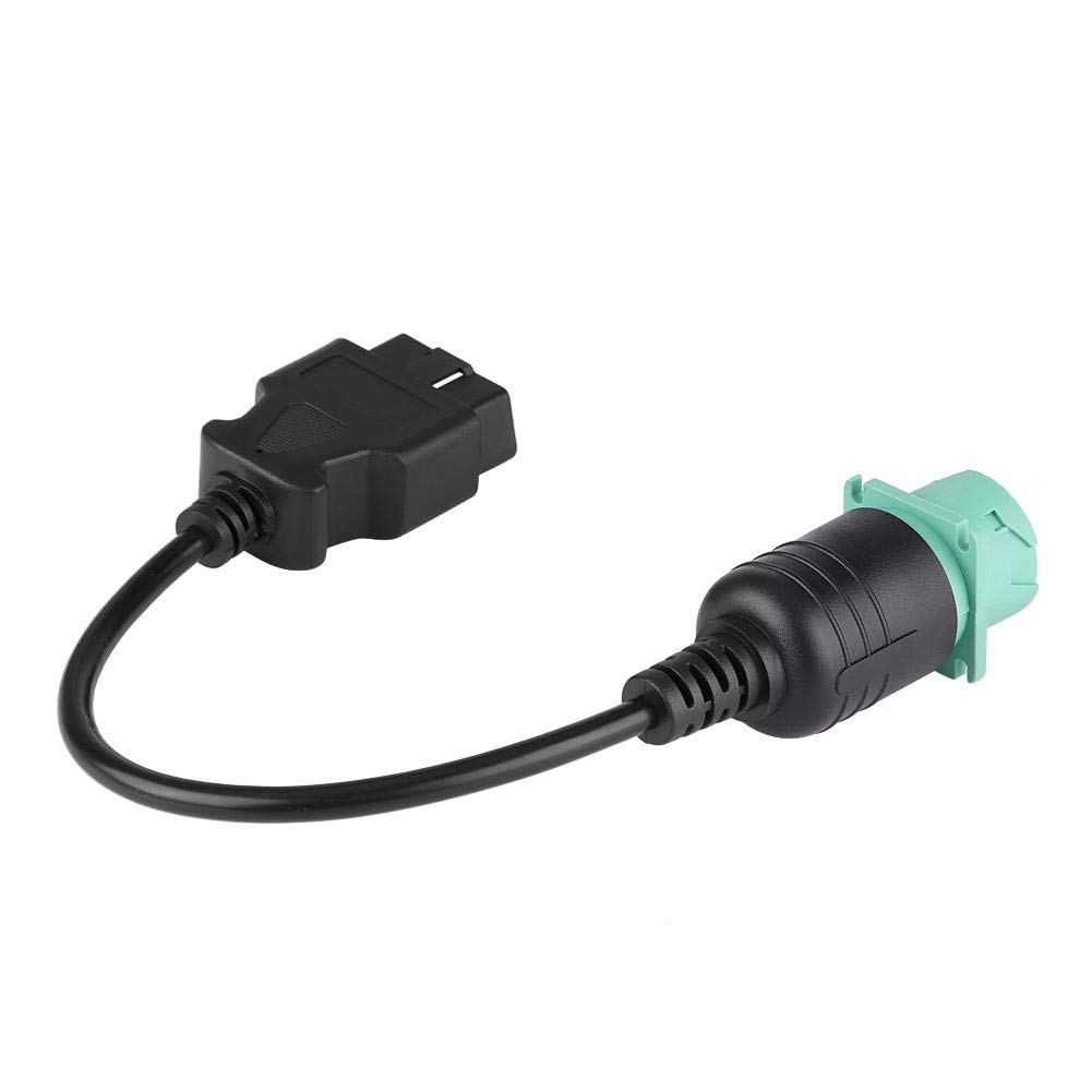 9 Pin Adapter, J1939 9 Pin to 16 Pin OBD2 Truck Diagnostic Adapter 9 Pin Deutsch Connector for Cummins Engine