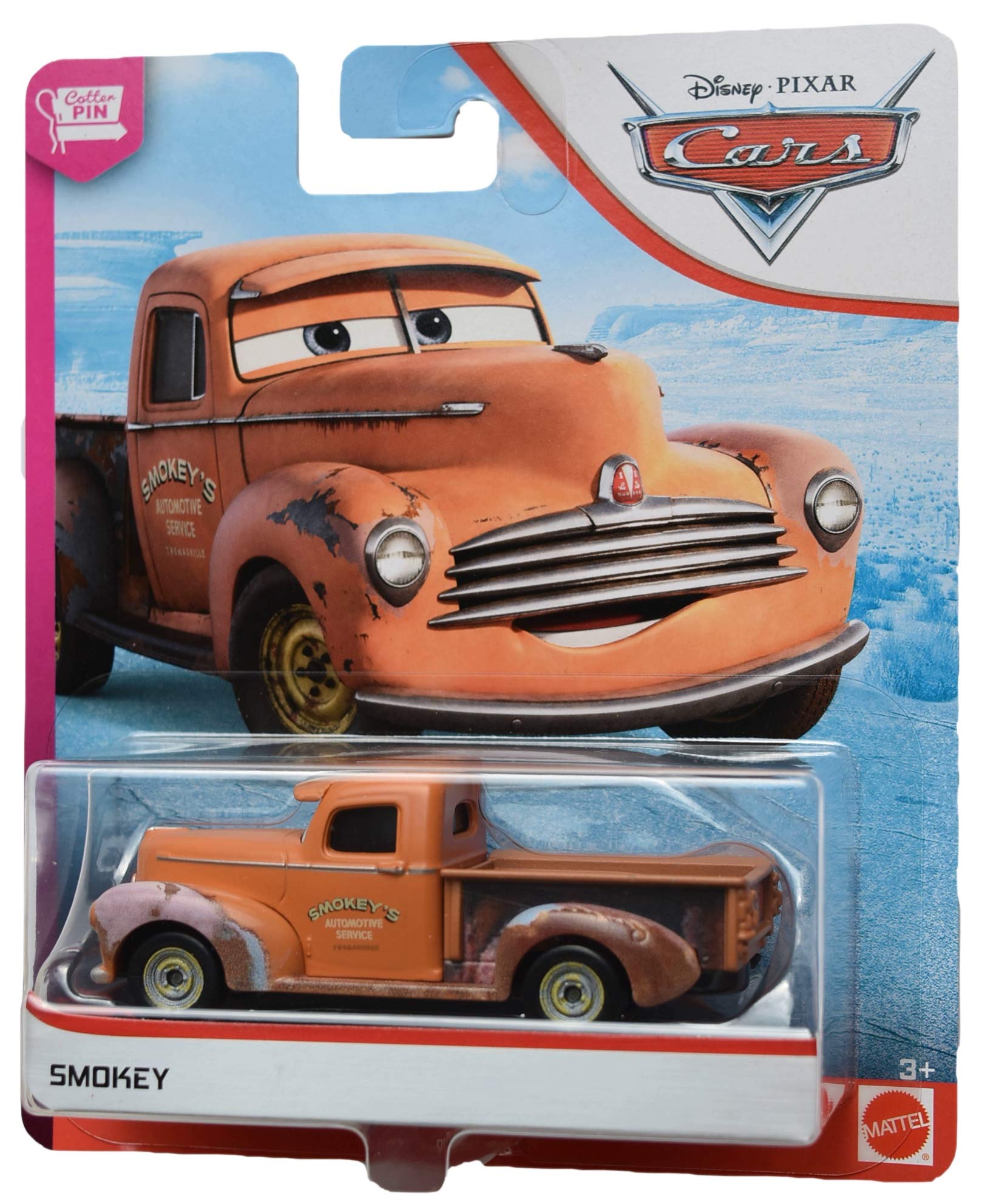 Pixar Disney Cars The Cotter Pin Smokey