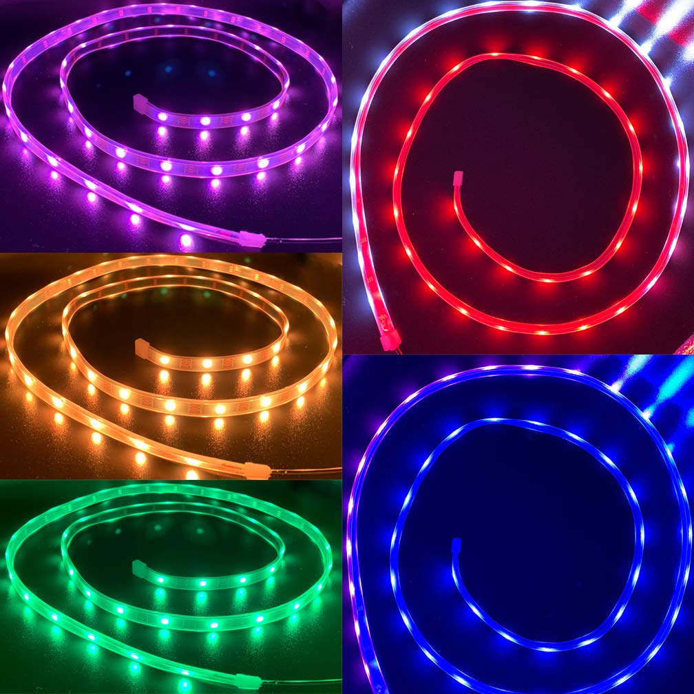 iGREATWALL Waterproof Basketball Hoop Light Motion Sensor LED Basketball Rim Lights