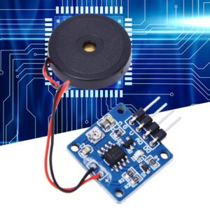 Vibration Switch Sensor Module, Piezoelectric Vibration Tapping Sensor Module Vibration Switch Module 5.0V AD/DO (1)