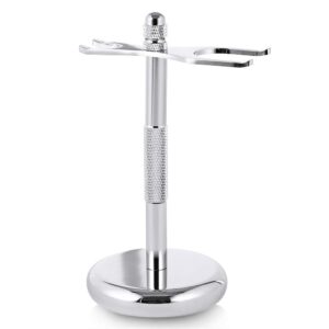 cumberbatch safety razor stand for men, mens shaving brush stand